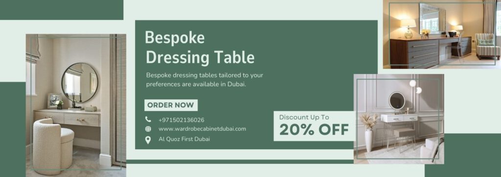 Buy Designer Dressing Table Dubai | Custom Tables At 20% Off